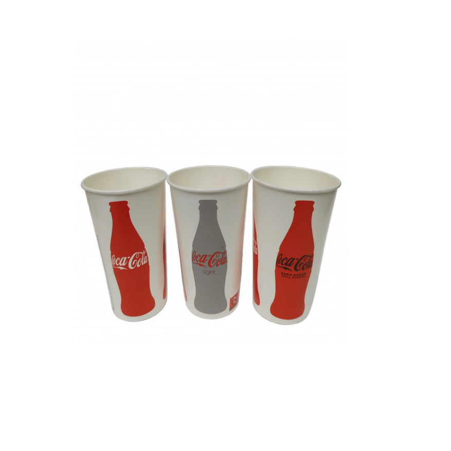 Coca Cola paper cups 500-600 ml – Foodypack.de
